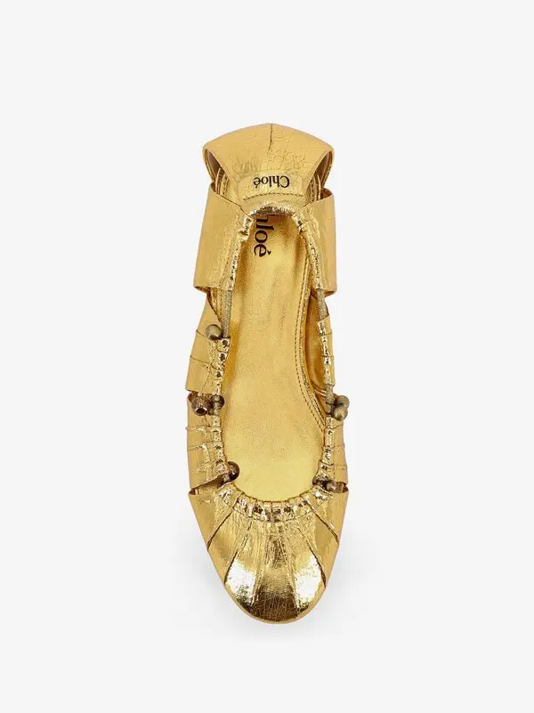 Chloé Leather Ballerina Flats