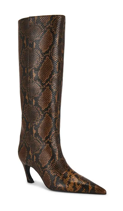 Schutz Lexi Mid Boot In Brown