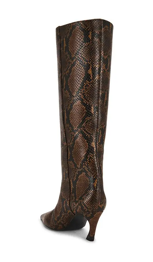 Schutz Lexi Mid Boot In Brown