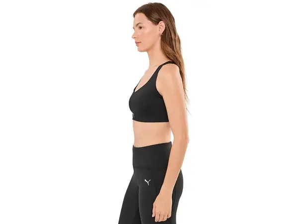 PUMA Pwrmode High Impact Racerback Sports Bra Bra Creme De Mint - Black