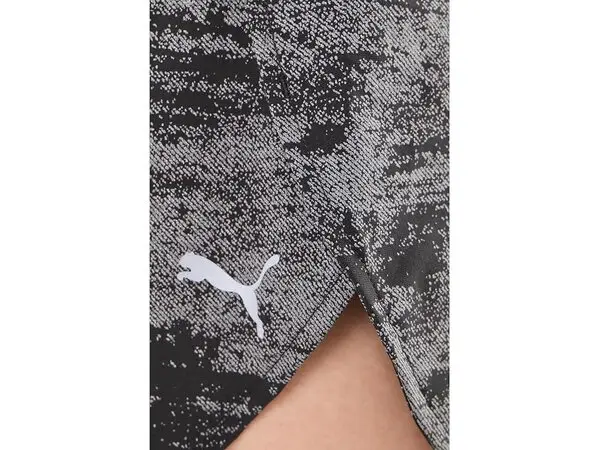 PUMA Dreamrun 3 Brightside All Over Print Shorts Shorts Creme De Mint - Black
