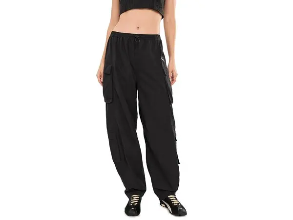 PUMA Essentials Relaxed Barrel Ripstop Cargo Slouchy Pants Clothing - Black