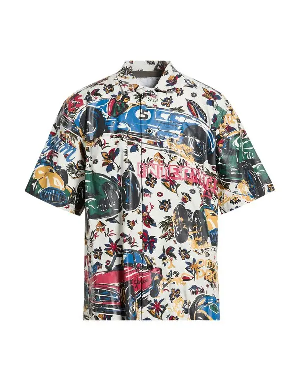 Sacai Shirt Size Rayon, Cotton
