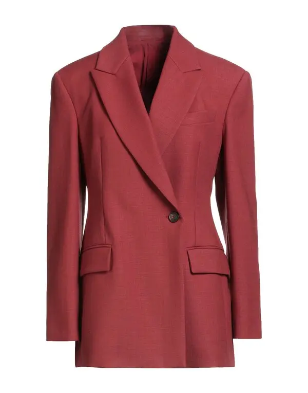 Brunello Cucinelli Blazer Brick Size Virgin Wool, Brass