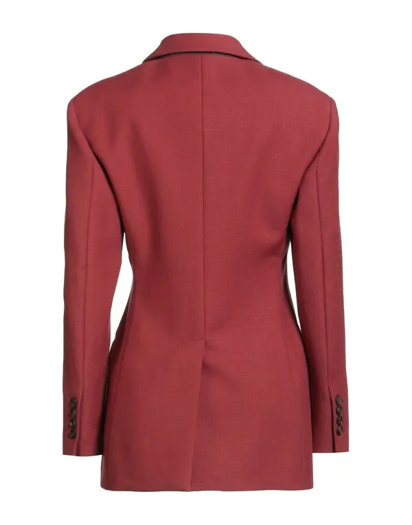 Brunello Cucinelli Blazer Brick Size Virgin Wool, Brass