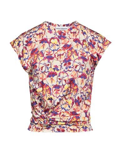 Rabanne Viscose & Elastane T-shirt - Apricot