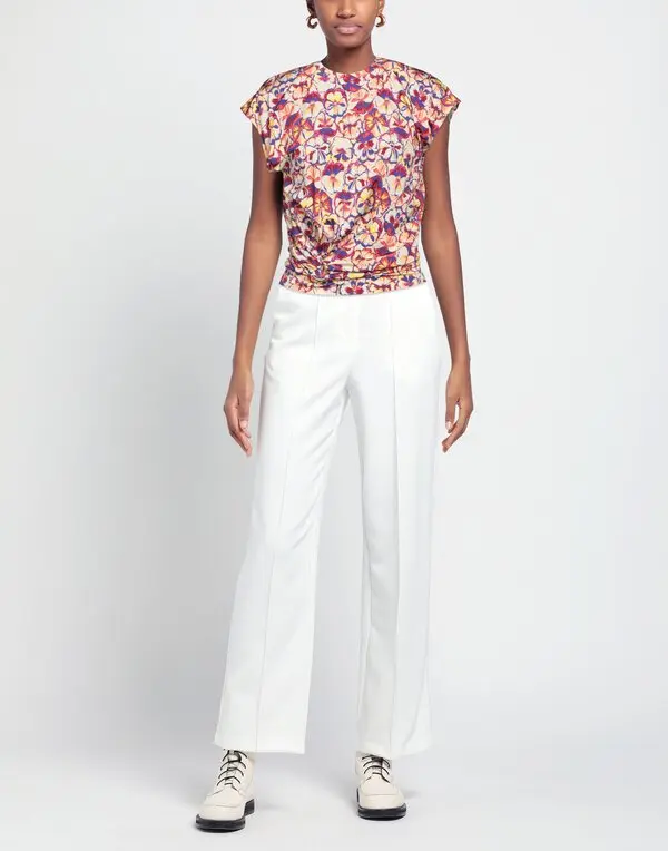 Rabanne T-shirt Apricot Size Viscose, Elastane