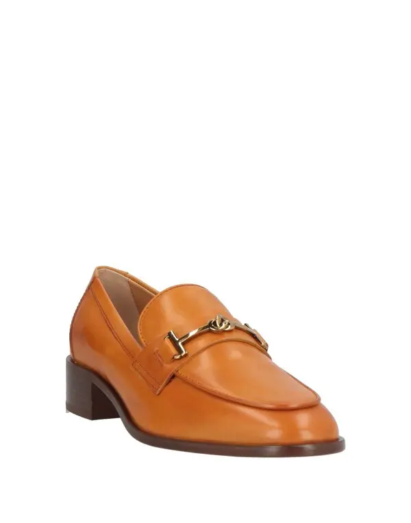 TOD'S Loafers Tan Size Leather