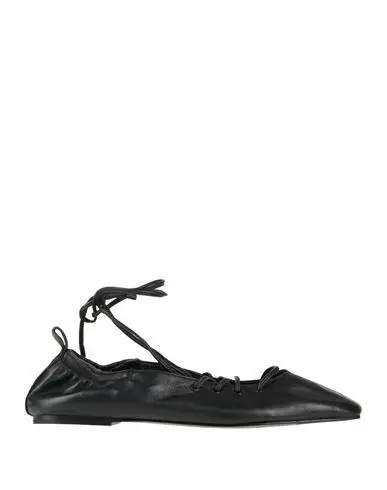 Rag & Bone Ballet Flats Size Leather - Black