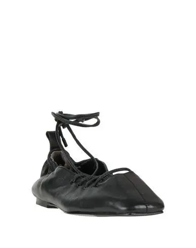 Rag & Bone Ballet Flats Size Leather - Black