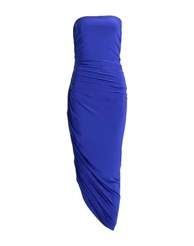 Norma Kamali Maxi Dress Bright Size Polyester, Elastane - Blue