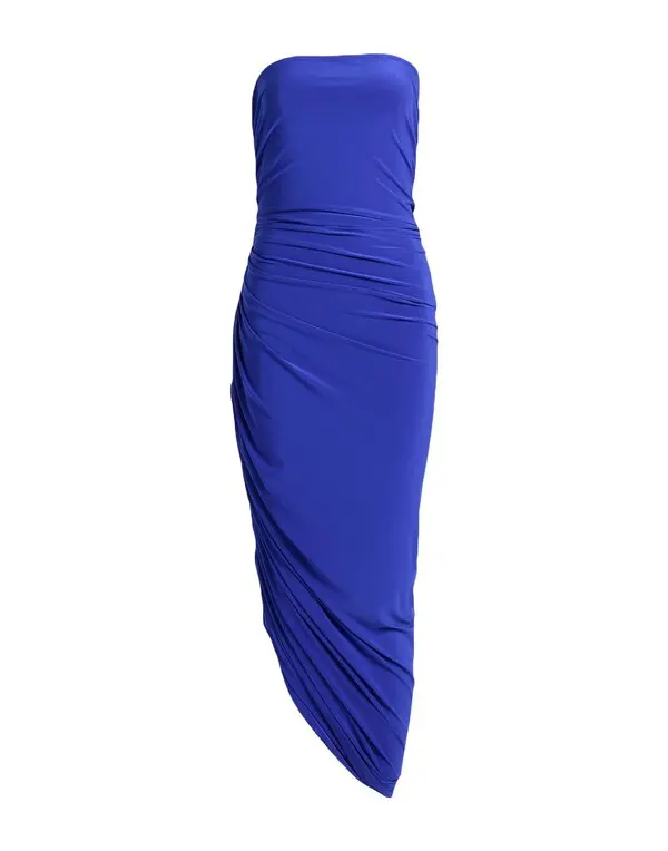 Norma Kamali Maxi Dress Bright Size Polyester, Elastane