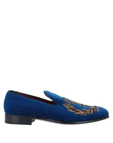 Dolce & Gabbana Loafers Bright Size Cotton - Blue