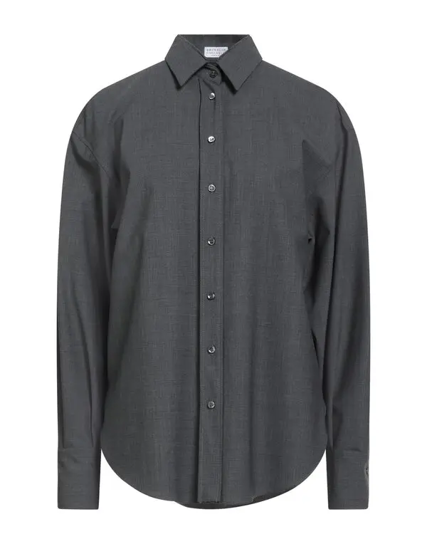 Brunello Cucinelli Shirt Size Virgin Wool, Polyamide, Elastane