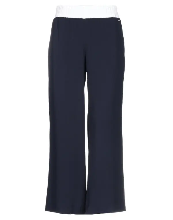 Armani Exchange Crepe Straight Leg Pants