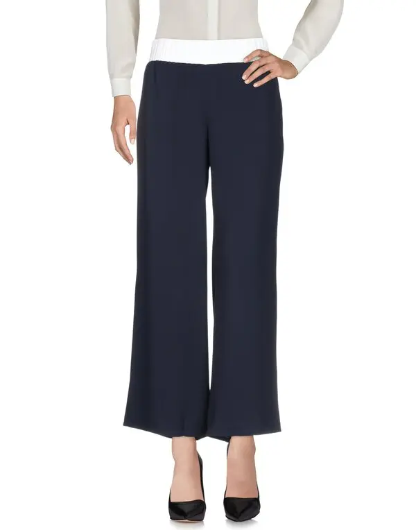 Armani Exchange Crepe Straight Leg Pants