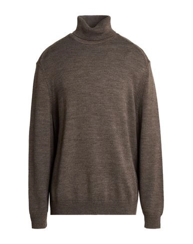 Armani Exchange Turtleneck Sweater In Rust - Beige