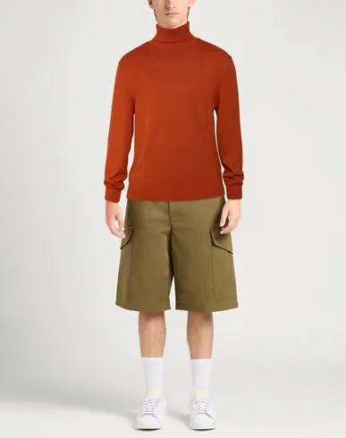 Armani Exchange Turtleneck Rust Size Cotton, Acrylic, Virgin Wool