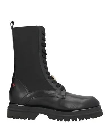 GIO+ Ankle Boots Size Leather, Textile Fibers - Black
