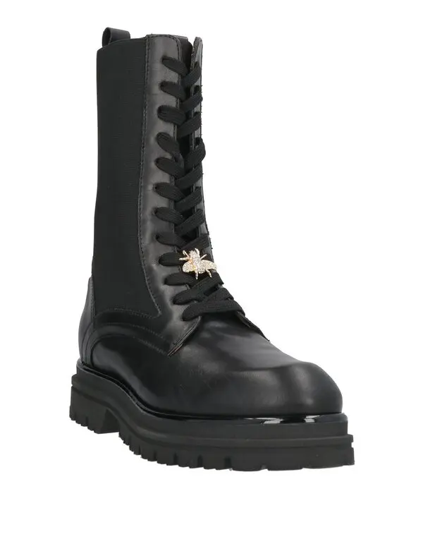 GIO+ Ankle Boots Size Leather, Textile Fibers