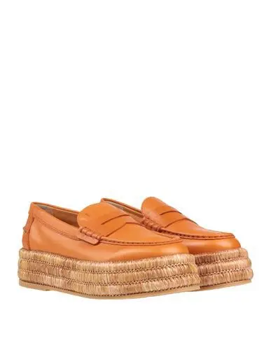 TOD'S Espadrilles Tan Size Leather
