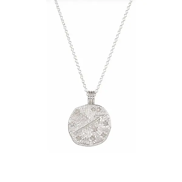 ZOË & MORGAN Sun In Sagittarius Necklace Sterling