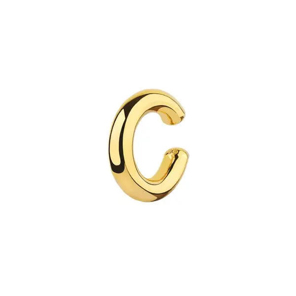 SPERO LONDON Sterling Silver Geometric Ear Cuff - Gold