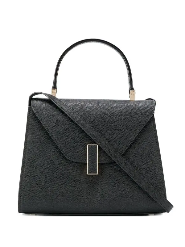 VALEXTRA Iside Mini Leather Handbag - Black
