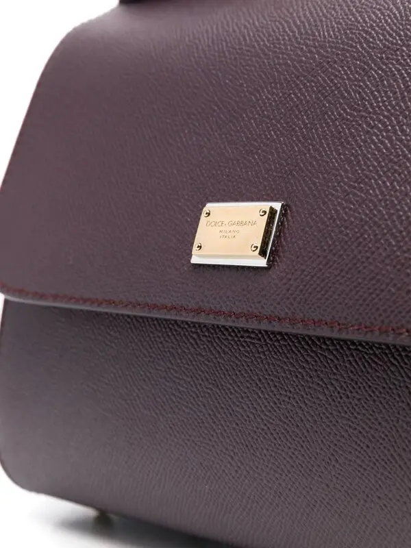Dolce & Gabbana Sicily Large Leather Handbag