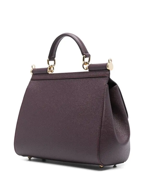 Dolce & Gabbana Sicily Large Leather Handbag