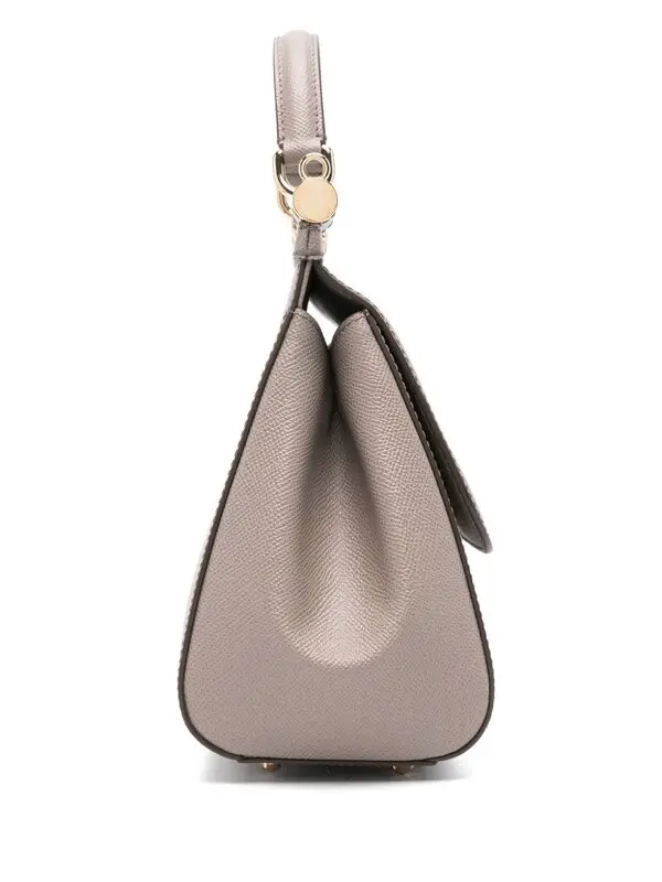 Dolce & Gabbana Sicily Large Leather Handbag - Grey