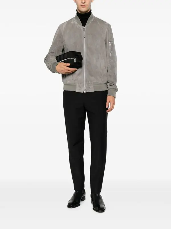 TOM FORD Suede Leather Bomber Jacket