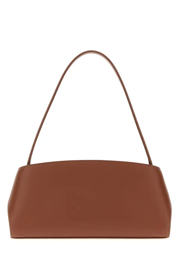 FERRAGAMO Caramel Leather Hug Shoulder Bag