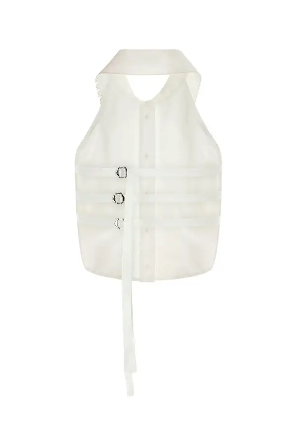 Blumarine Poplin Vest