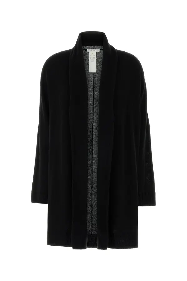 THE ROW Cashmere Ovaan Cardigan - Black