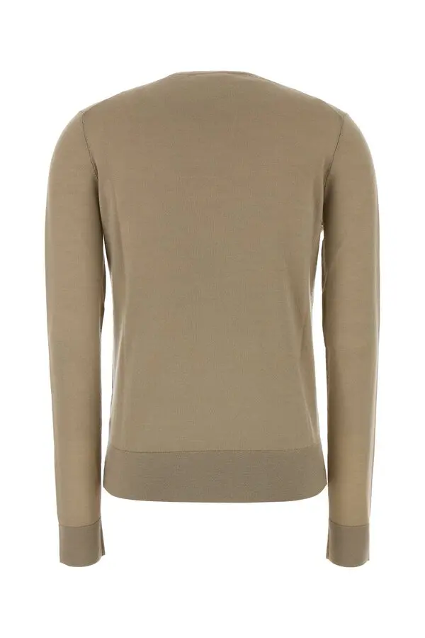 THE ROW Cappuccino Cashmere Blend Ondre Sweater