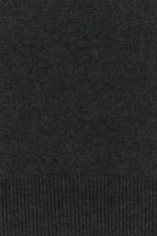 THE ROW Charcoal Cashmere Oashi Polo Shirt