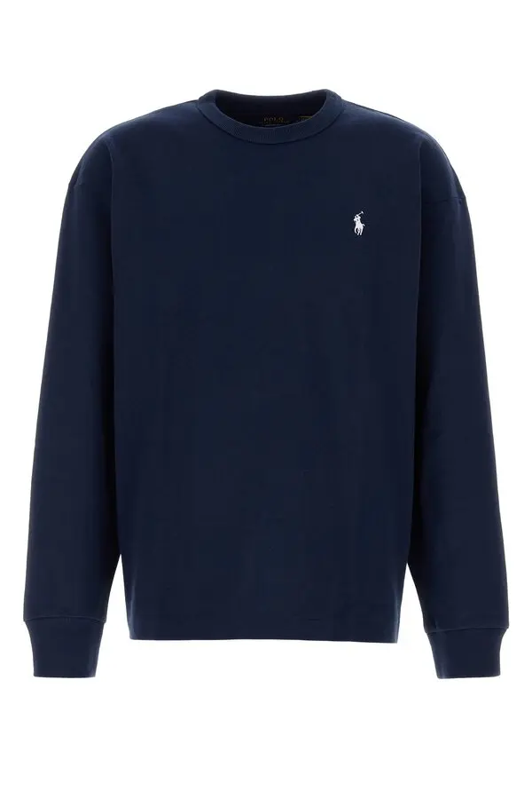 Polo Ralph Lauren Navy Cotton T-shirt - Blue
