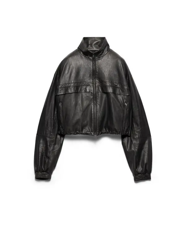 Prada Nappa Leather Jacket - Black