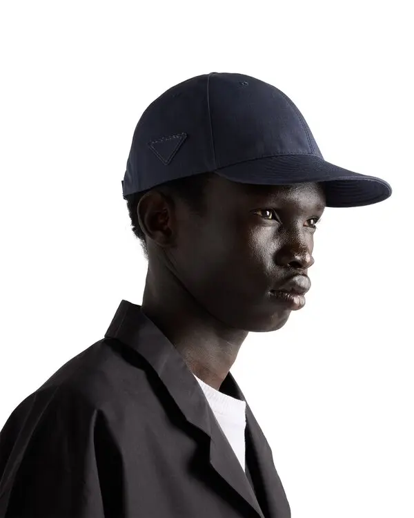 Prada Technical Fabric Baseball Cap - Navy