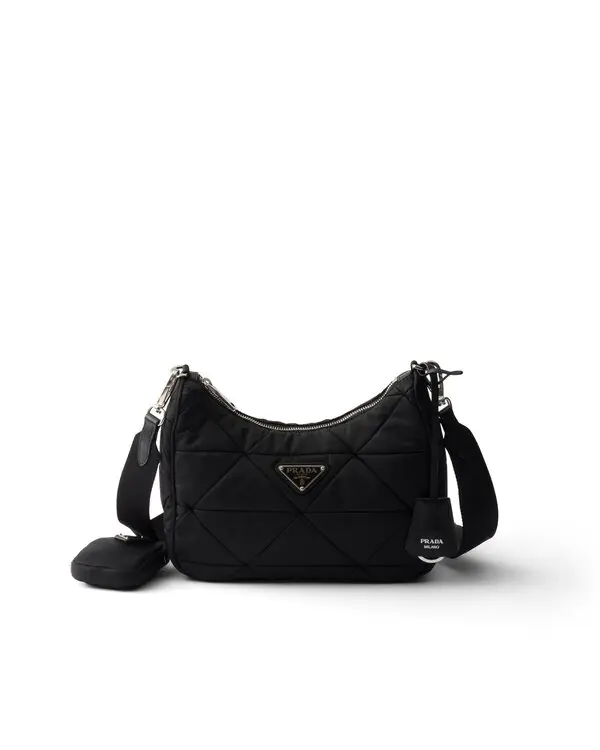 Prada Quilted Re-nylon Shoulder Bag