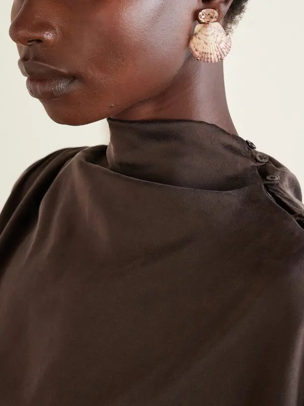 JENNIFER BEHR Kauai Seashell And Crystal Dangle Earrings