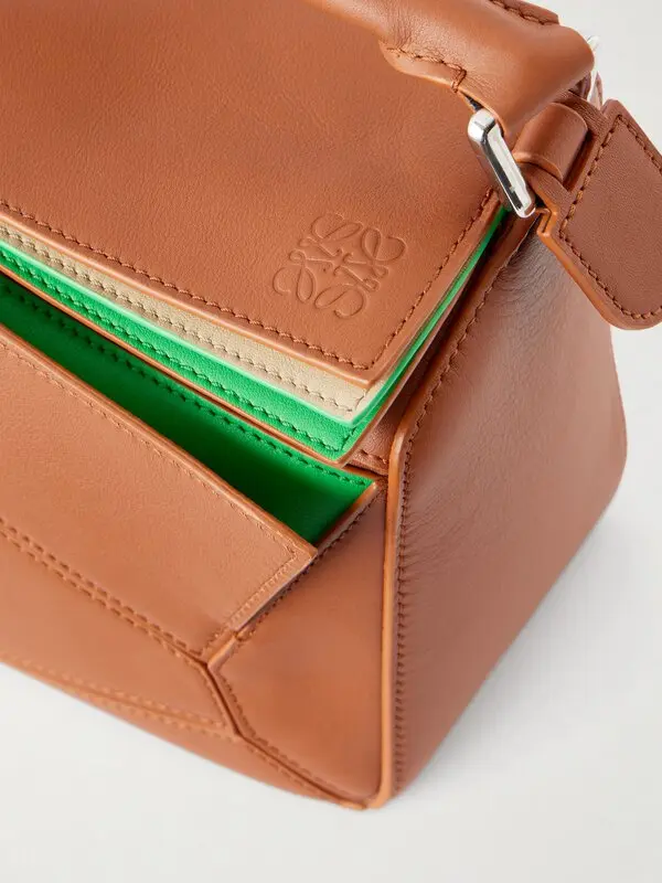 Loewe Puzzle Layers Small Leather Shoulder Bag