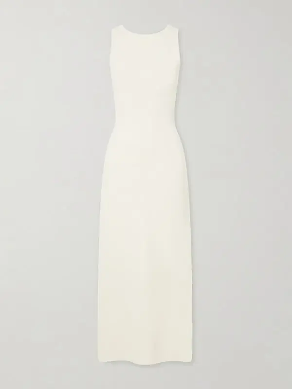 SIR. Saba Embellished Crepe Midi Dress - Neutrals