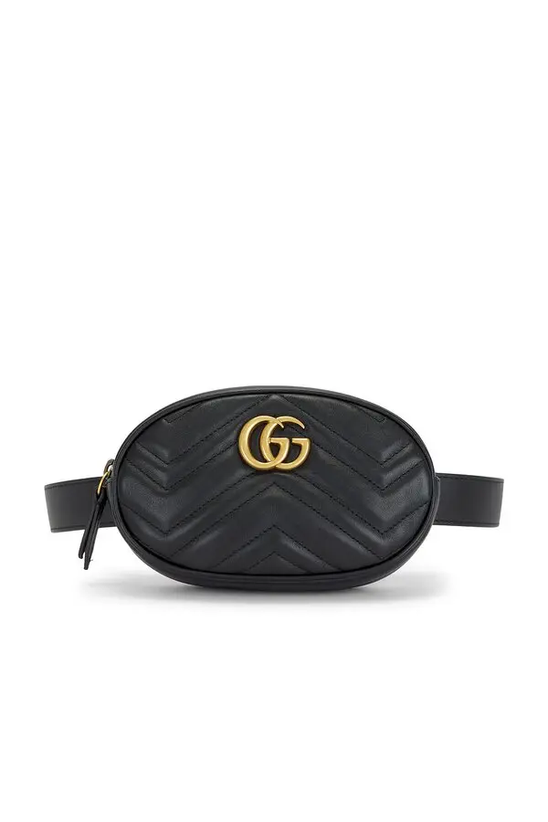 Gucci Gg Marmont Belt Bag - Black