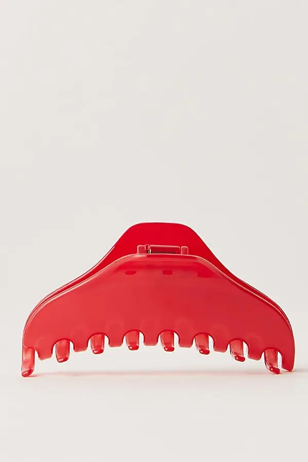 Free People Camille Acetate Claw Clip - Summer Bonfire