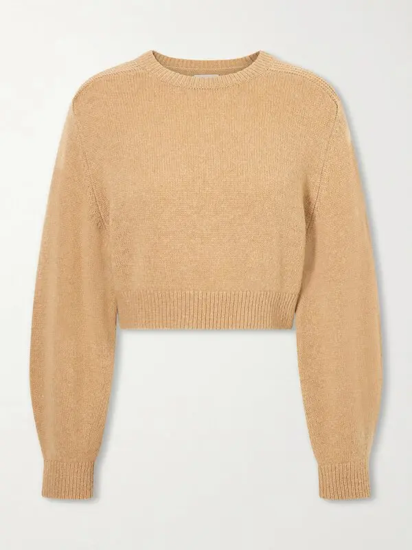 Khaite Masie' Wool And Cashmere-blend Sweater - Neutrals