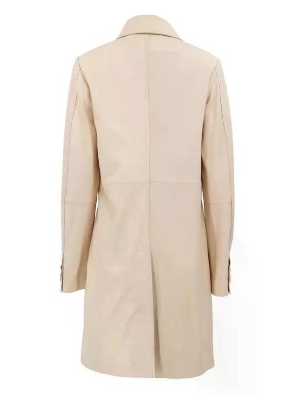Loulou De Saison Single-breasted Leather Coat