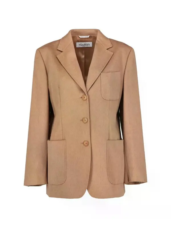 Max Mara Notched Lapel Patch Pocket Blazer