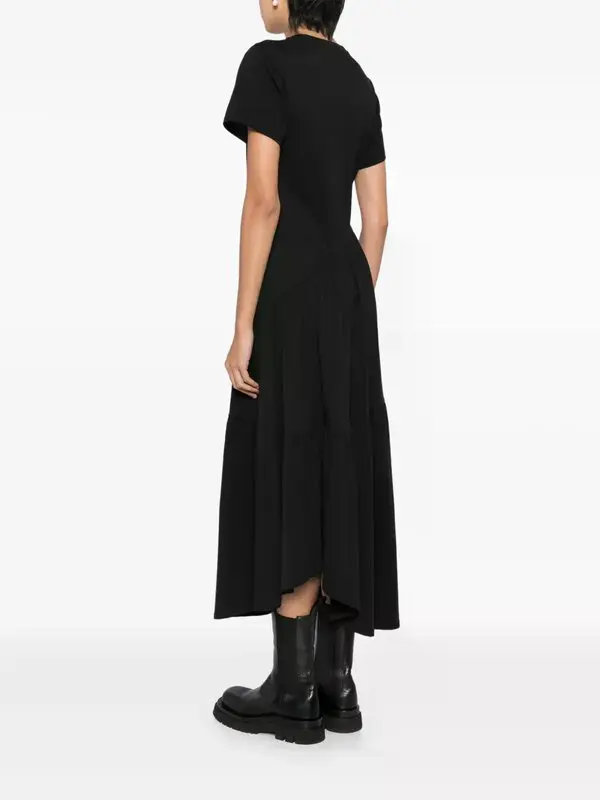 FRAME Organic Cotton Gathered Seam Dress